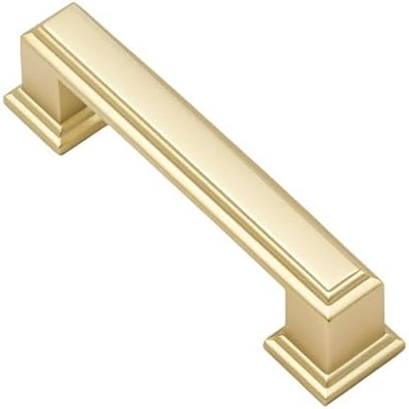10 Pack Brushed Gold Cabinet Pulls, 3 Inch(76mm) Hole Center Cabinet ...