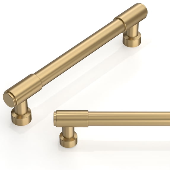 10 Pack Brushed Gold Cabinet Pulls 5 Inch(128mm) Kitchen Cabinet ...