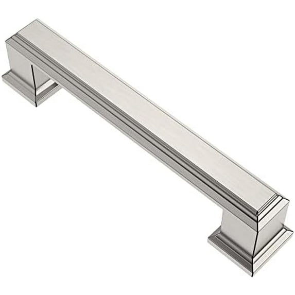 10 Pack Brushed Satin Nickel Cabinet Pulls, 3-3/4 Inch(96mm) Hole ...