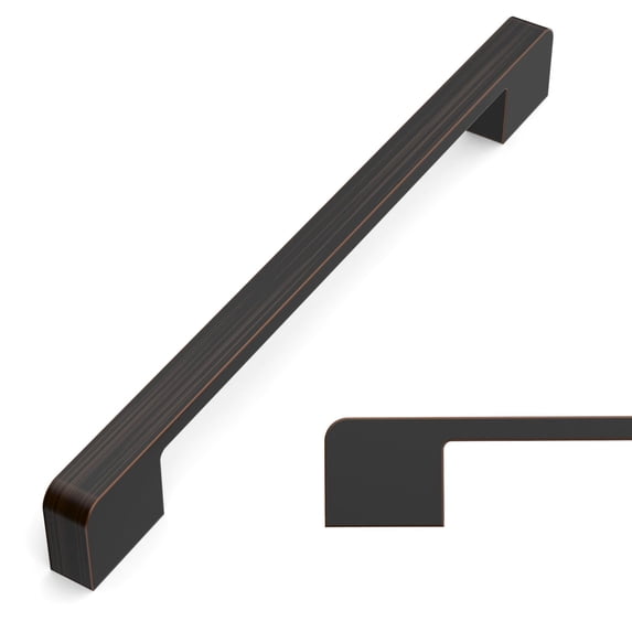 10 Pack Brushed Satin Nickel Cabinet Pulls 5 Inch(128MM) Hole Centers ...