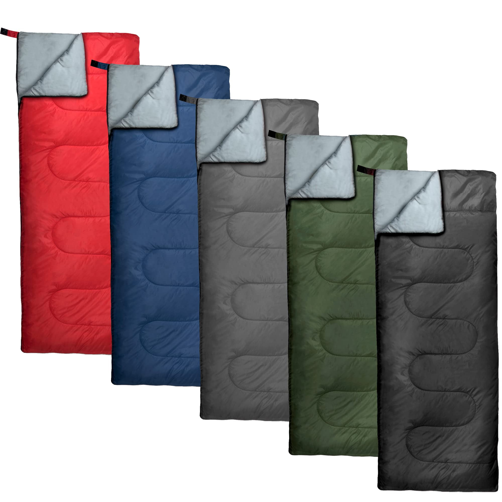 "10 Pack Bulk Wholesale Warm Compression Zipper Sleeping Bags for ...