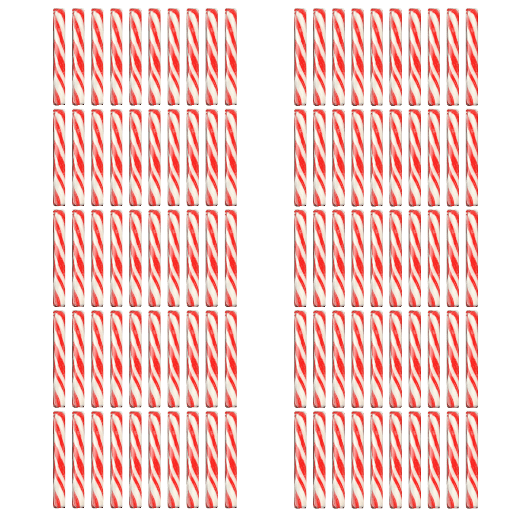 10 Pack Bundle Holiday Soft Peppermint Stir Sticks Hot Chocolate Stir ...