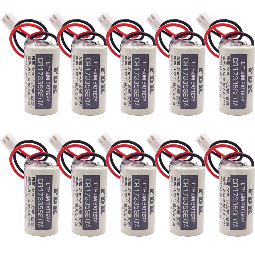 (10-Pack) CR17335SE 3V 1800mAh Lithium Battery for FDK CR17335SE Epson ...