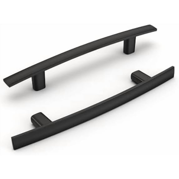 10 Pack Cabinet Handles Black Cabinet Pulls 4" Hole Centers Kitchen ...