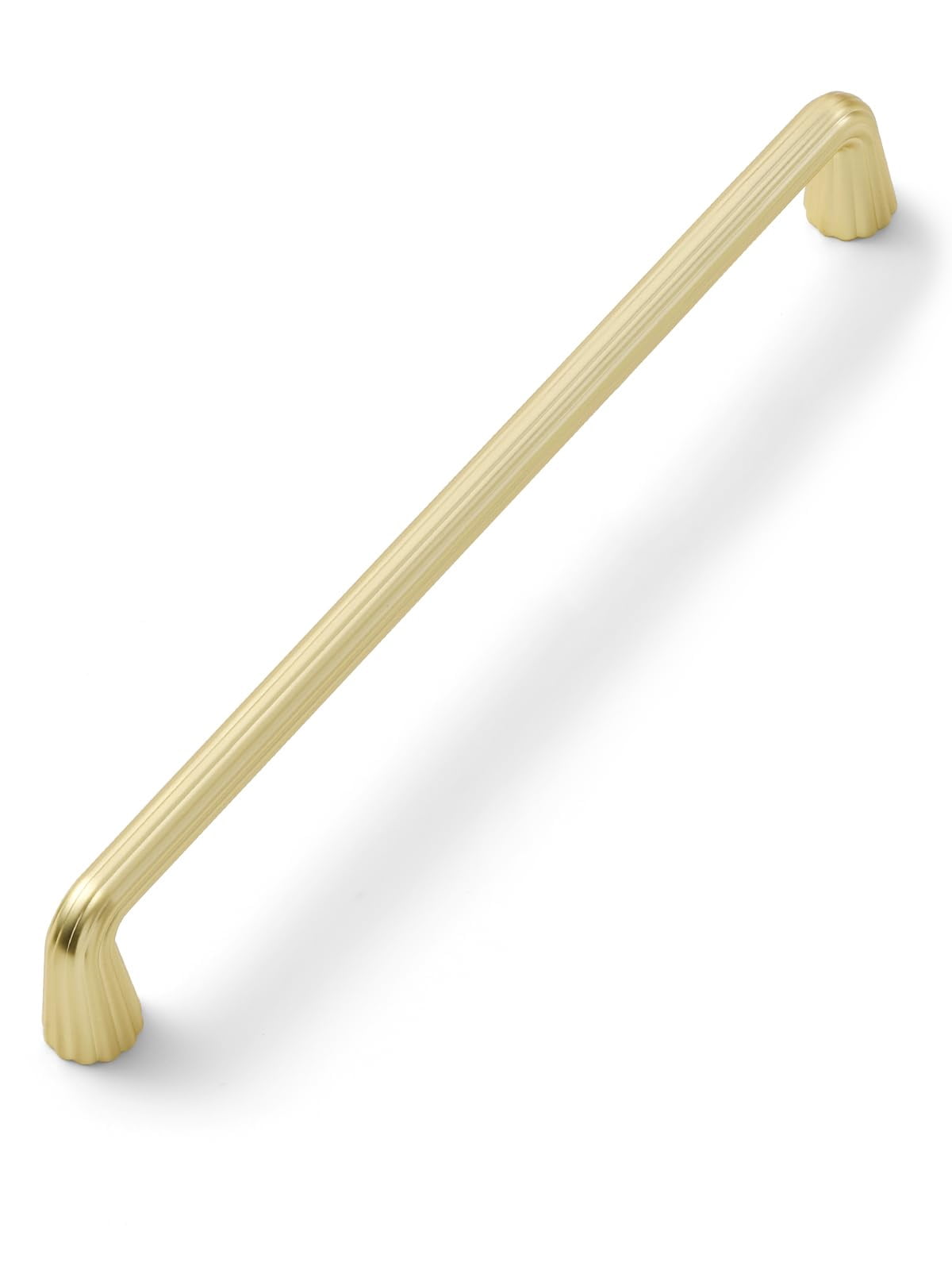 10 Pack Cabinet Pulls 7-9/16" Hole Center Brushed Brdrawer Bathroom ...