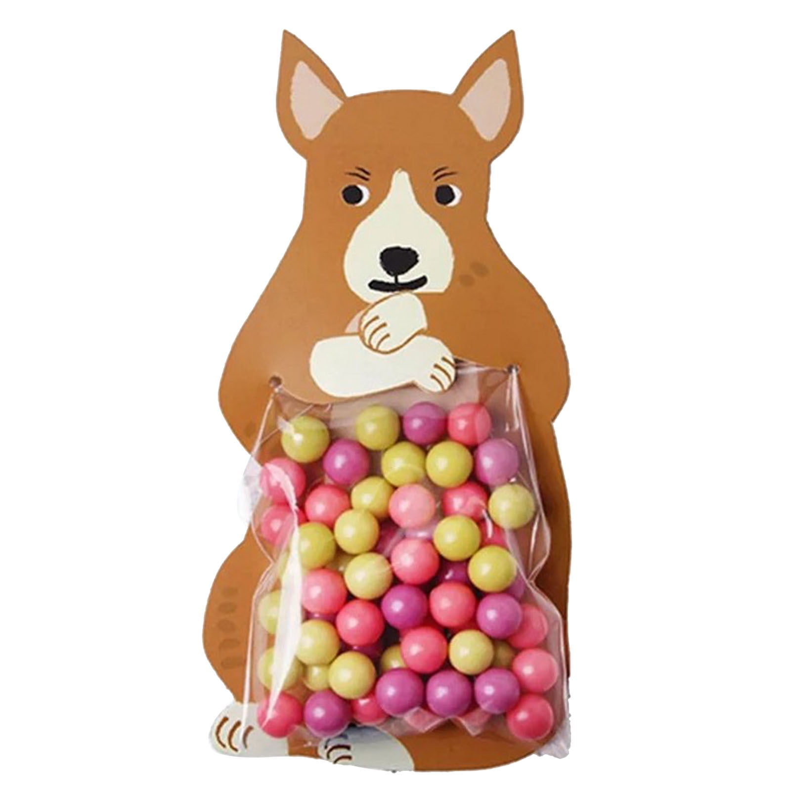 10 Pack Candy Bag Cartoon Animal Cookie Candy Packaging Bags Candy ...