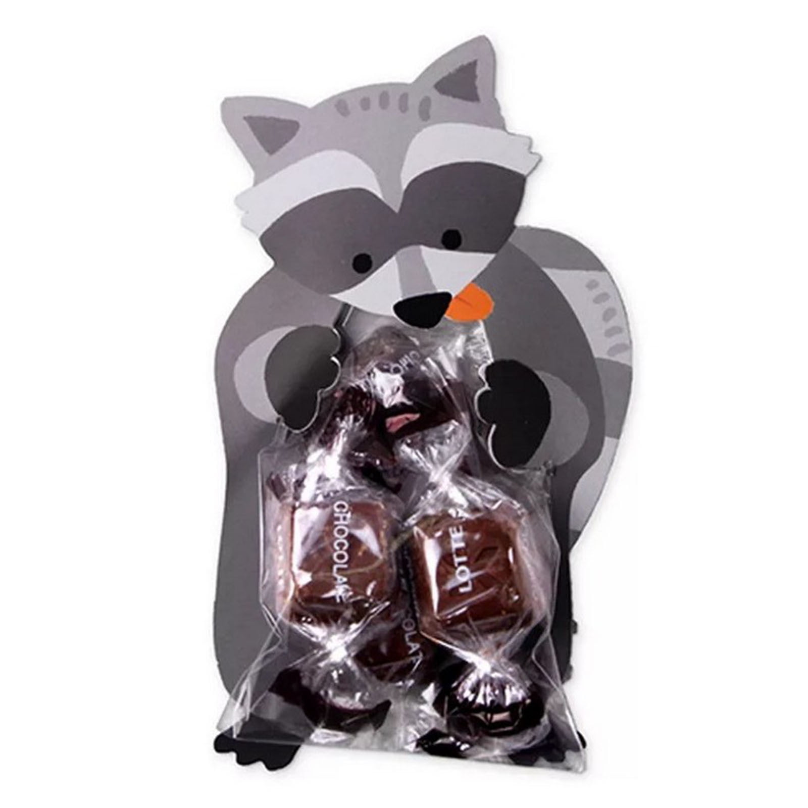 10 Pack Candy Bag Cartoon Animal Cookie Candy Packaging Bags Candy ...