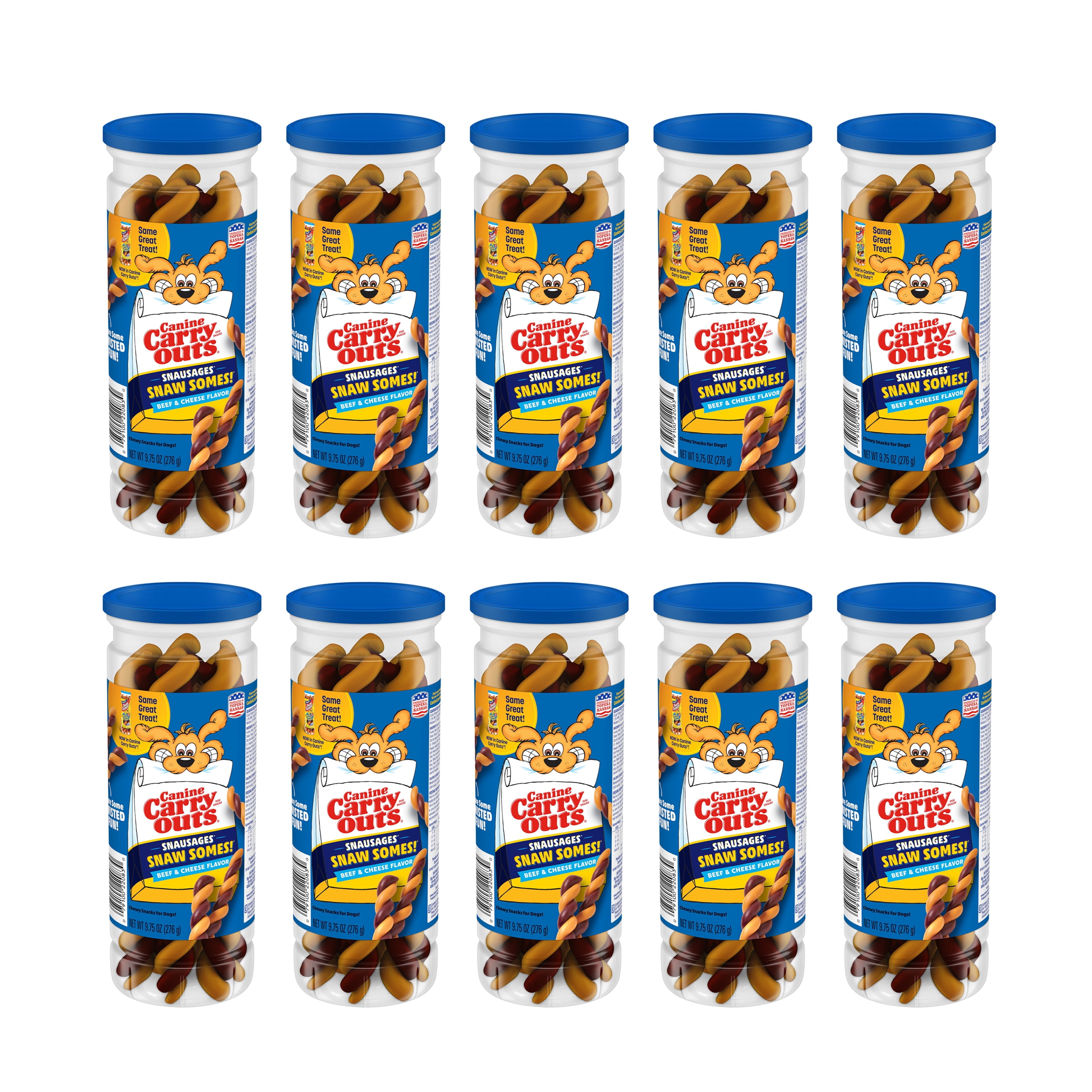 Canine Carry Outs Snausages Snaw Somes, Chewy Dog Treats, Beef and ...