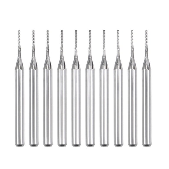 10 Pack Carbide End Mill Engraving Router Bits, Suitable for CNC and ...