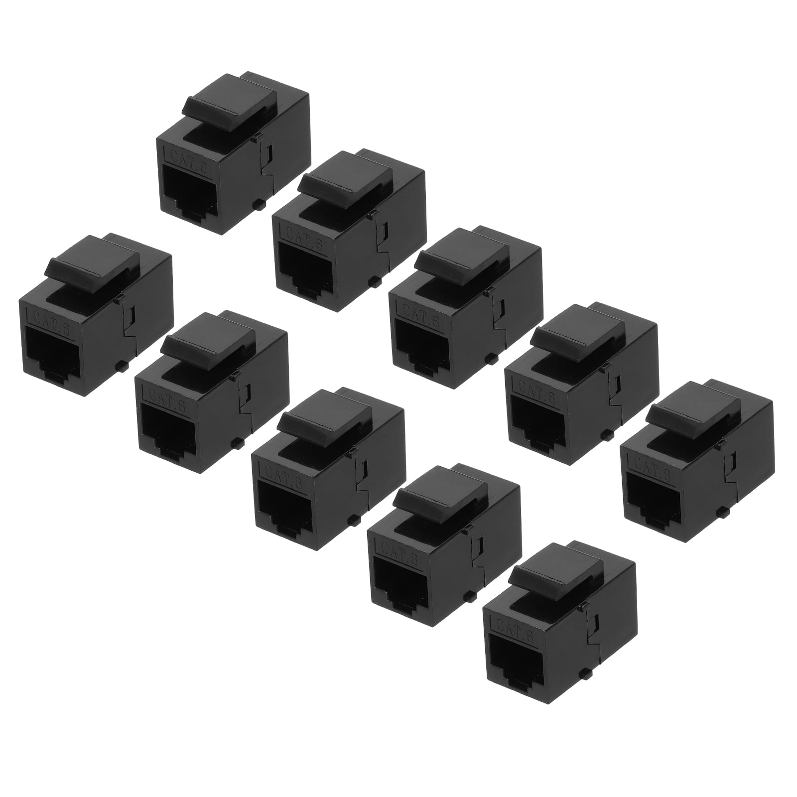 10 Pack Cat 6 Ethernet Coupler, RJ45 Cat6 Coupler Jacks Female to ...