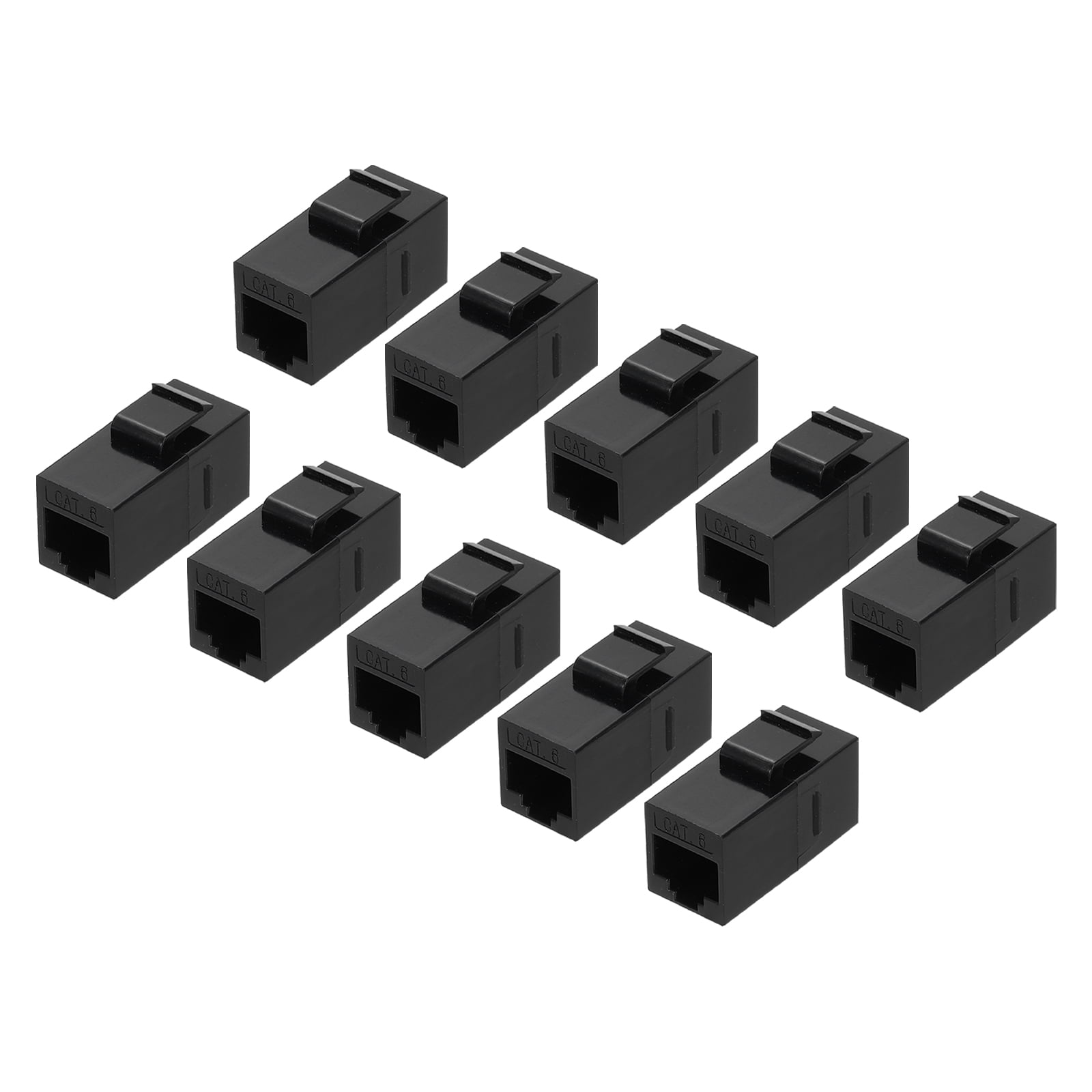 10 Pack Cat 6 Ethernet Coupler, RJ45 Cat6 Coupler Jacks Female to ...