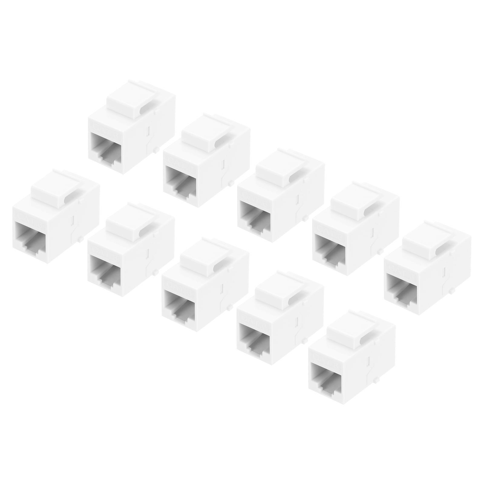 10 Pack Cat 6 Ethernet Coupler, RJ45 Cat6 Coupler Jacks Female to ...