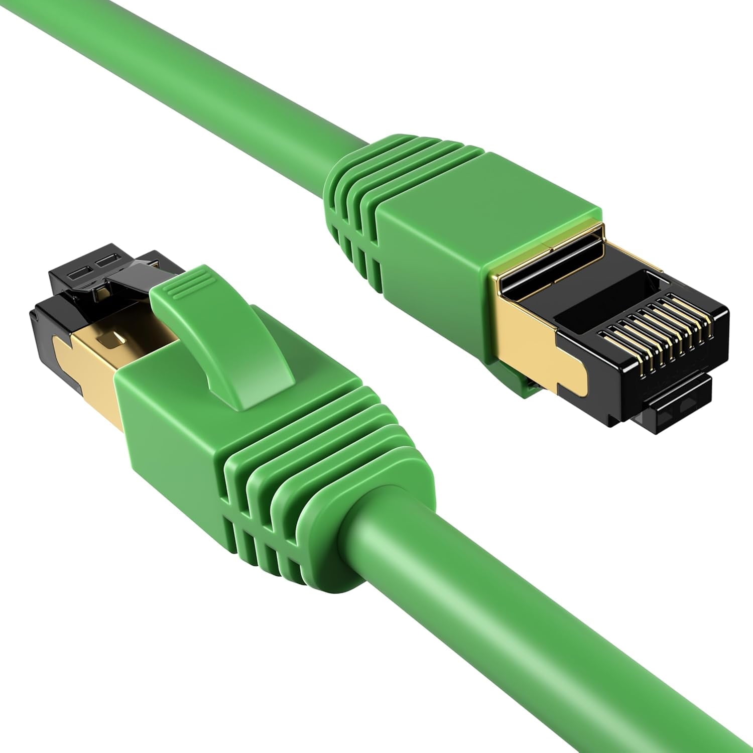 10-Pack Cat 8 Ethernet Cable Network Patch Green 50ft 40Gbps - Copper ...
