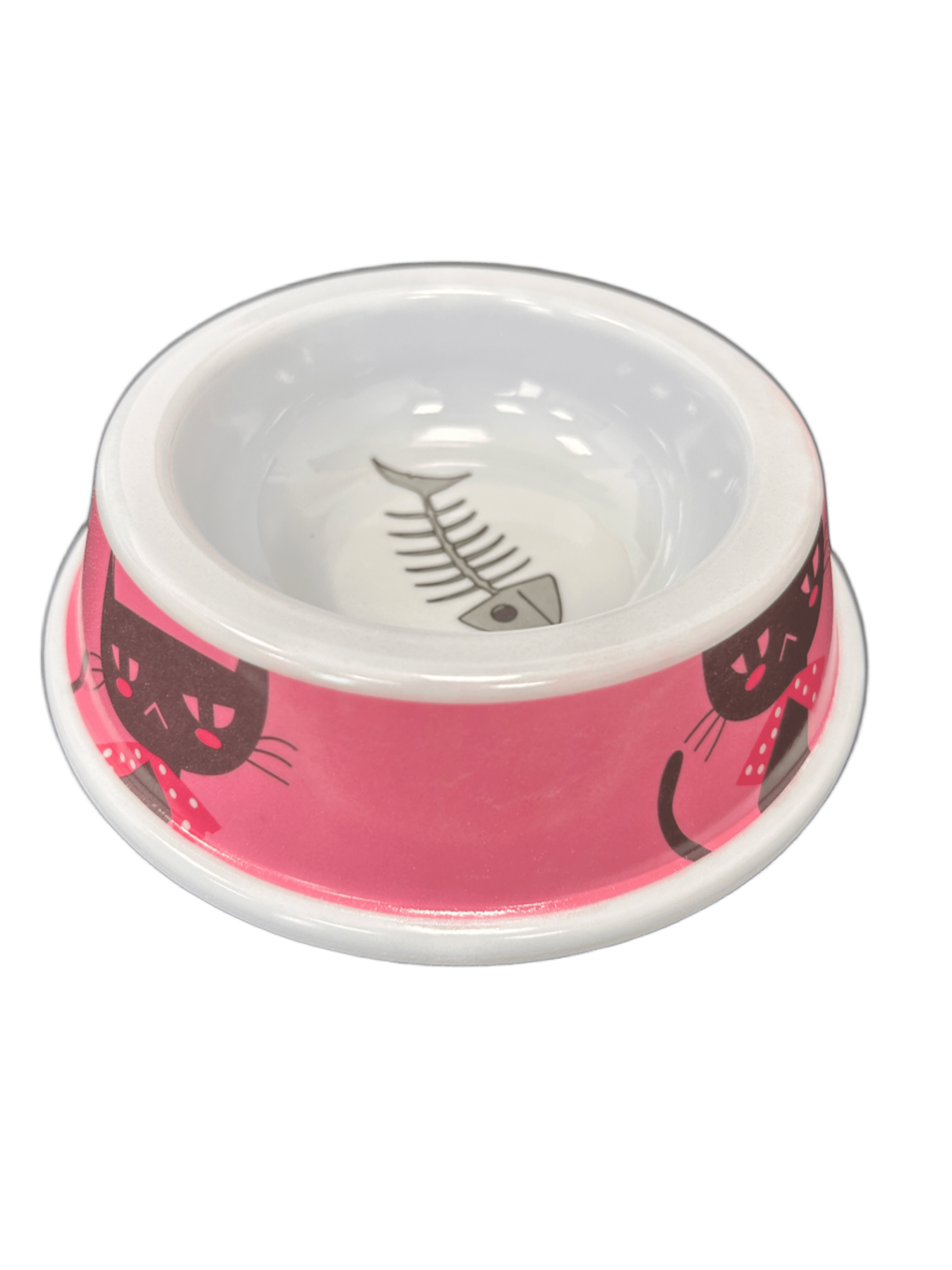 10 Pack Cat Print Pet Dish, Fun, Functional Feeding Bowls with Fish ...