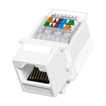 [UL Listed] Cable Matters 25-Pack Cat6 RJ45 Keystone Jack (Cat 6 / Cat6 ...