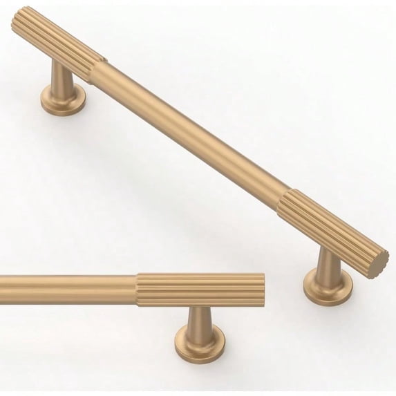 10 Pack Champagne Bronze Cabinet Pulls 5 Inch 128mm Kitchen Cabinet ...
