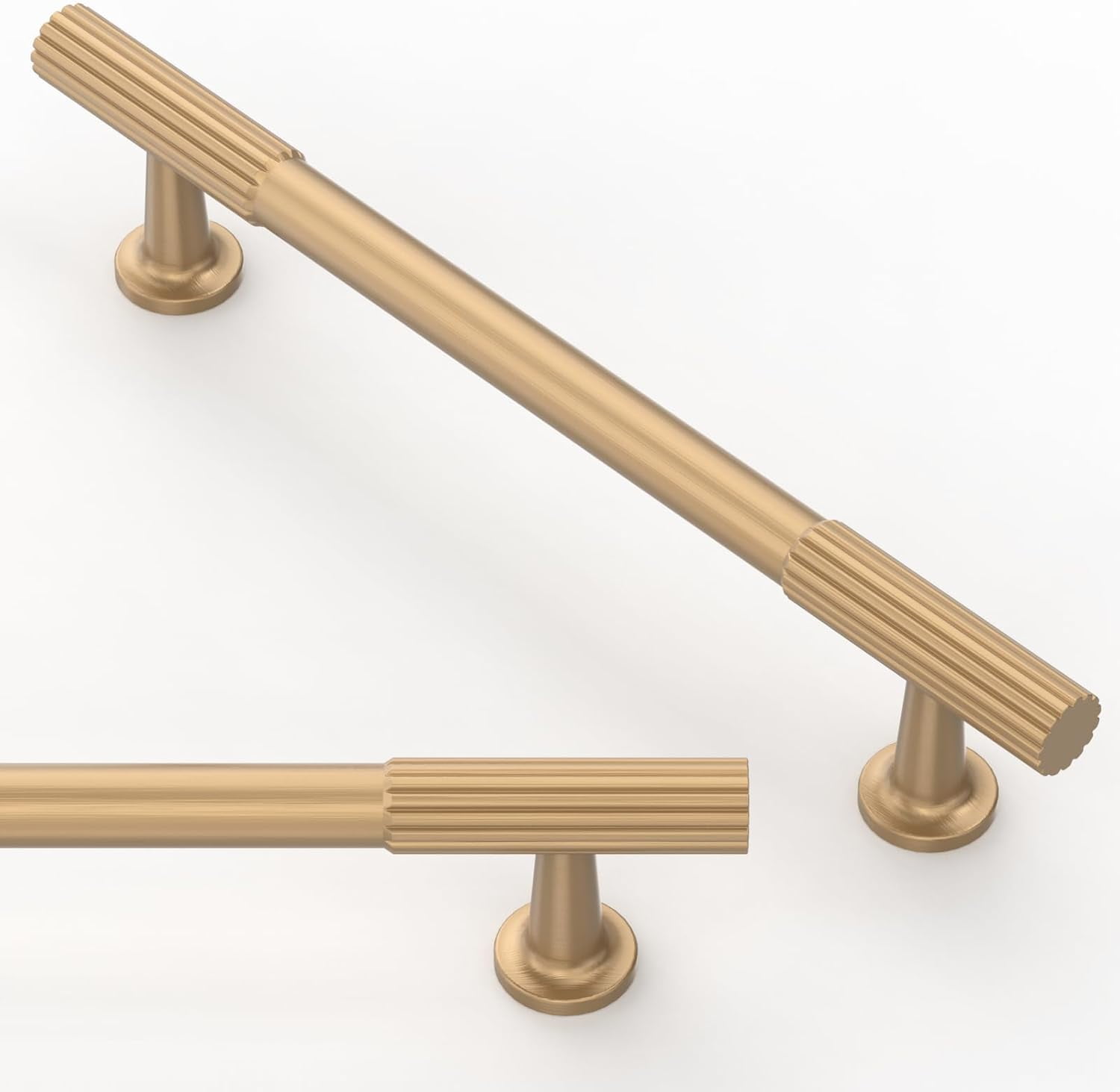 10 Pack Champagne Bronze Cabinet Pulls 5 Inch(128mm) Kitchen Handles ...