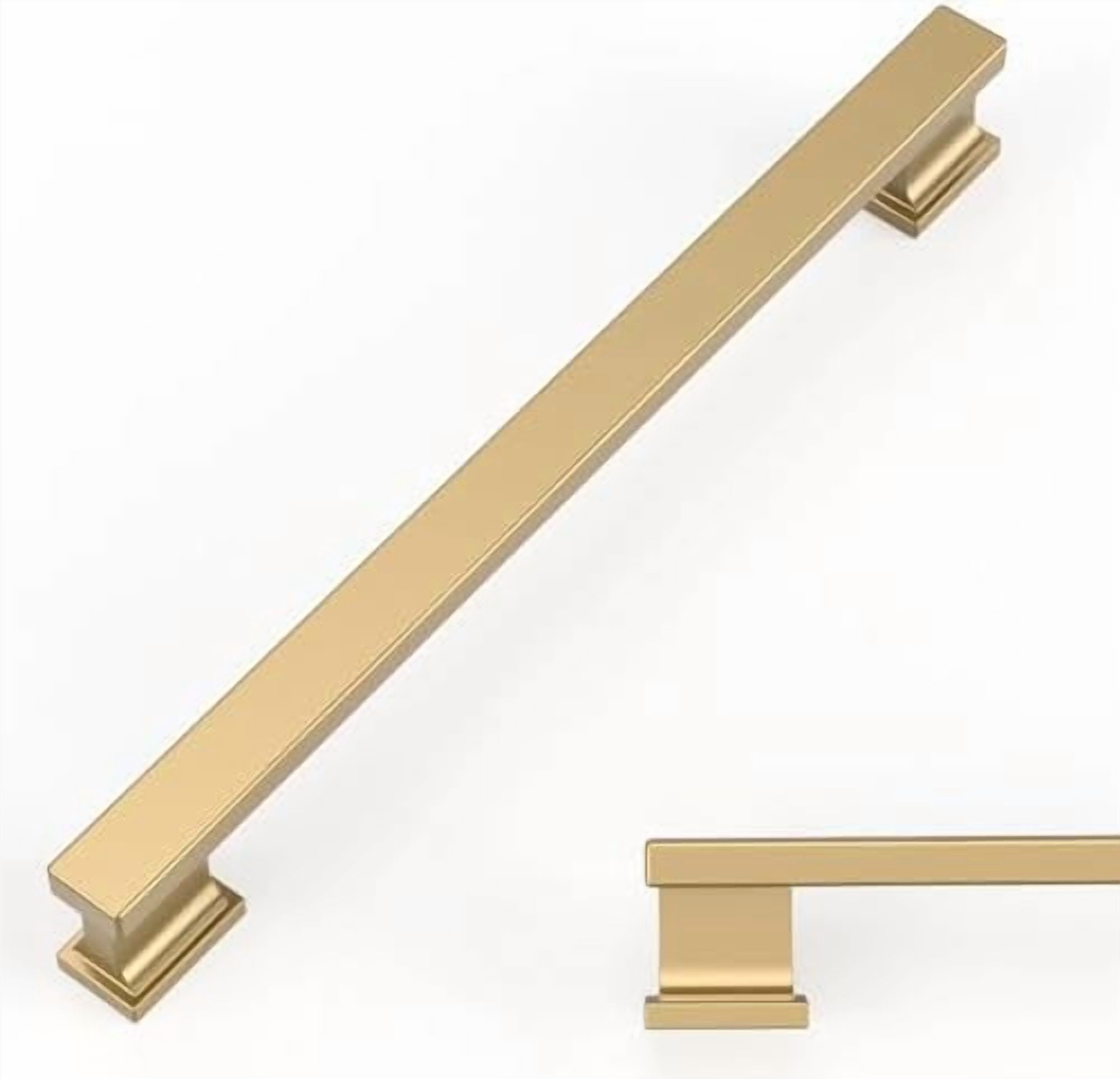 10 Pack Champagne Bronze Cabinet Pulls 7 Inch Hole Center Gold Drawer ...