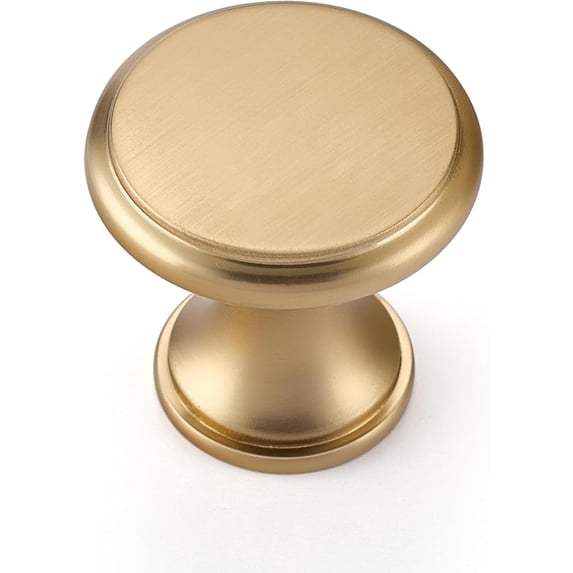 10 Pack Champagne Bronze Kitchen Cabinet Knobs, Solid Bronze Pulls Zinc ...