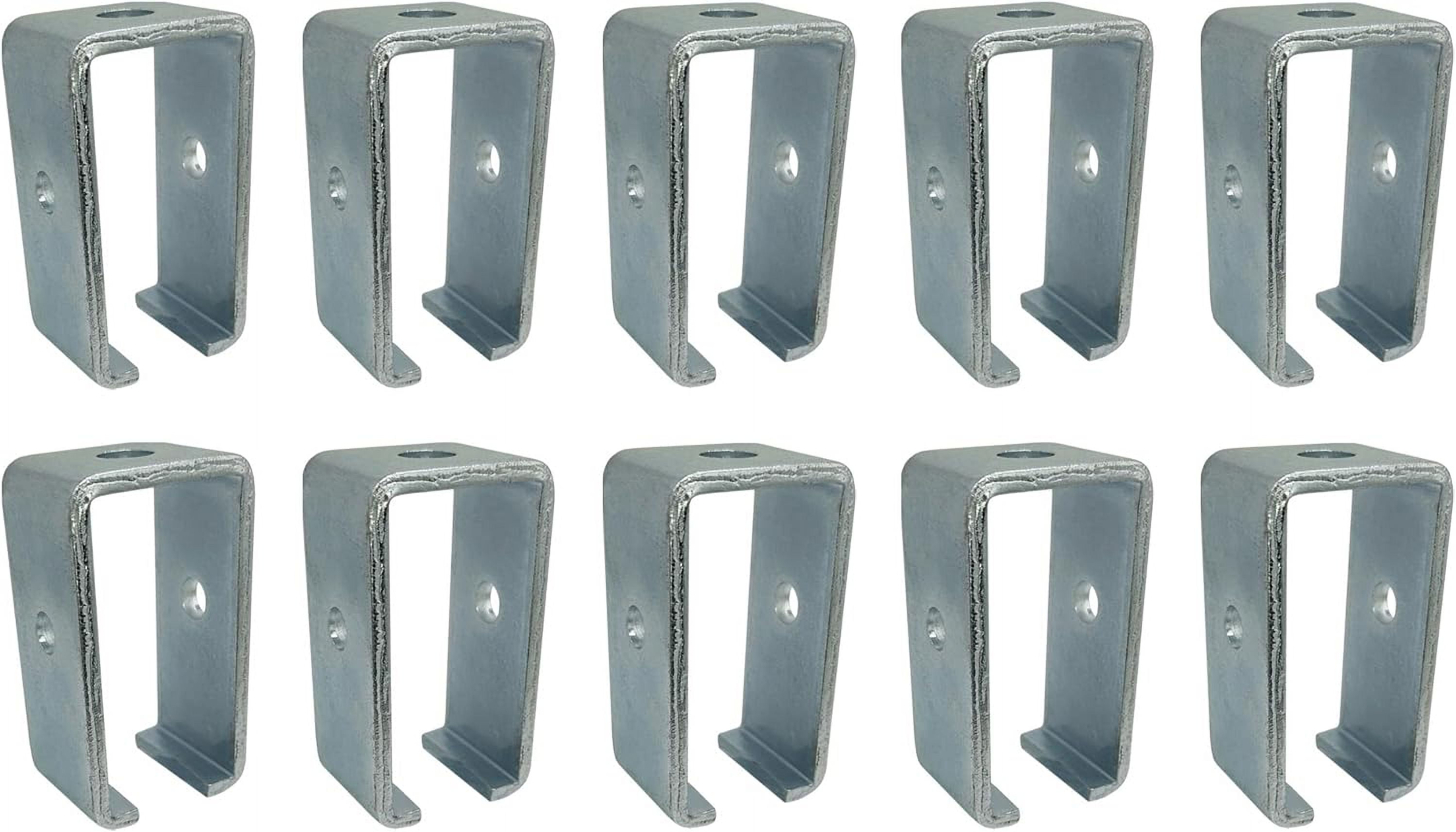 10 Pack Channel Trolley Track Hanger Bracket for All 1-5/8" Strut ...