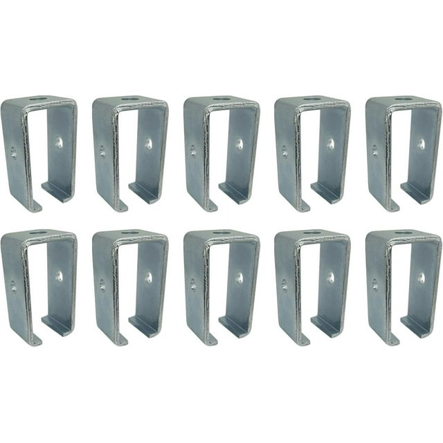 10 Pack Channel Trolley Track Hanger Bracket for All 1-5/8" Strut ...
