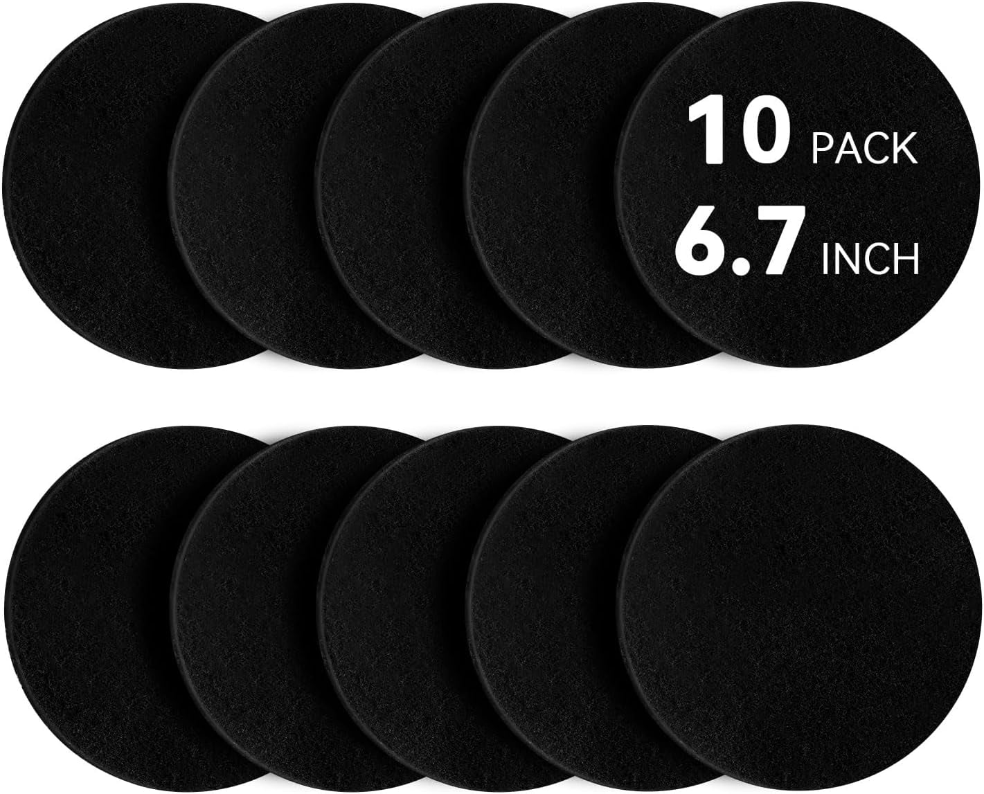 10 Pack Charcoal Filters for Compost Bucket, Compost Filters for ...
