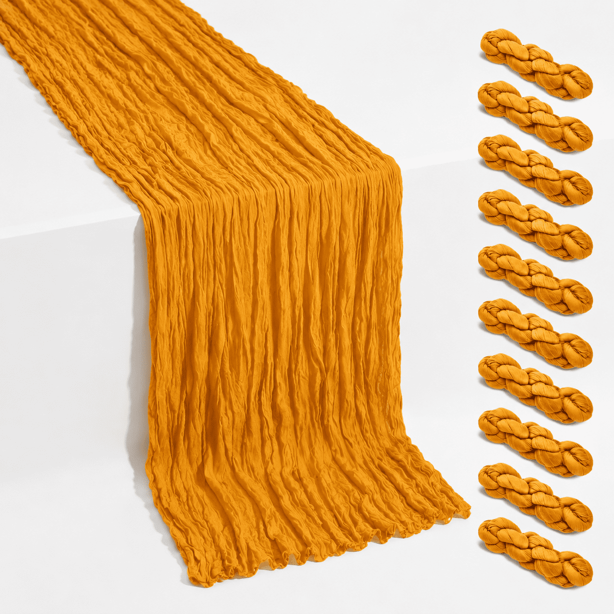 10 Pack Cheesecloth Table Runner 22 X 120 Inch Boho Gauze - Walmart.com