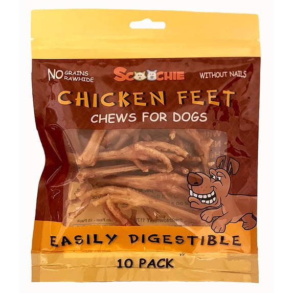 10 Pack Chicken Feet (no nails) - Walmart.com