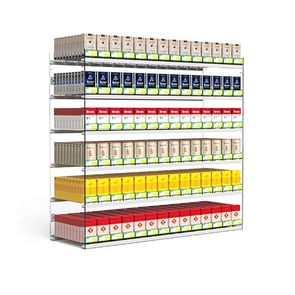 10-Pack Cigarette Display Holder – Automatic Pusher Tray, Retail Stand ...