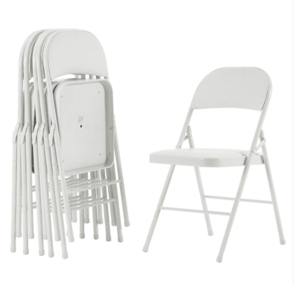 10-Pack Classic Garden Plastic Folding Chairs, Portable Stacking Indoor ...