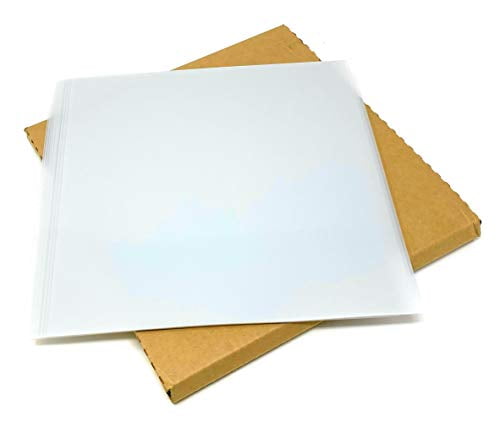10 Pack Clear PETG Sheets - 0.02" (20 Mil) - 12 inches x 12 inches - 10 ...
