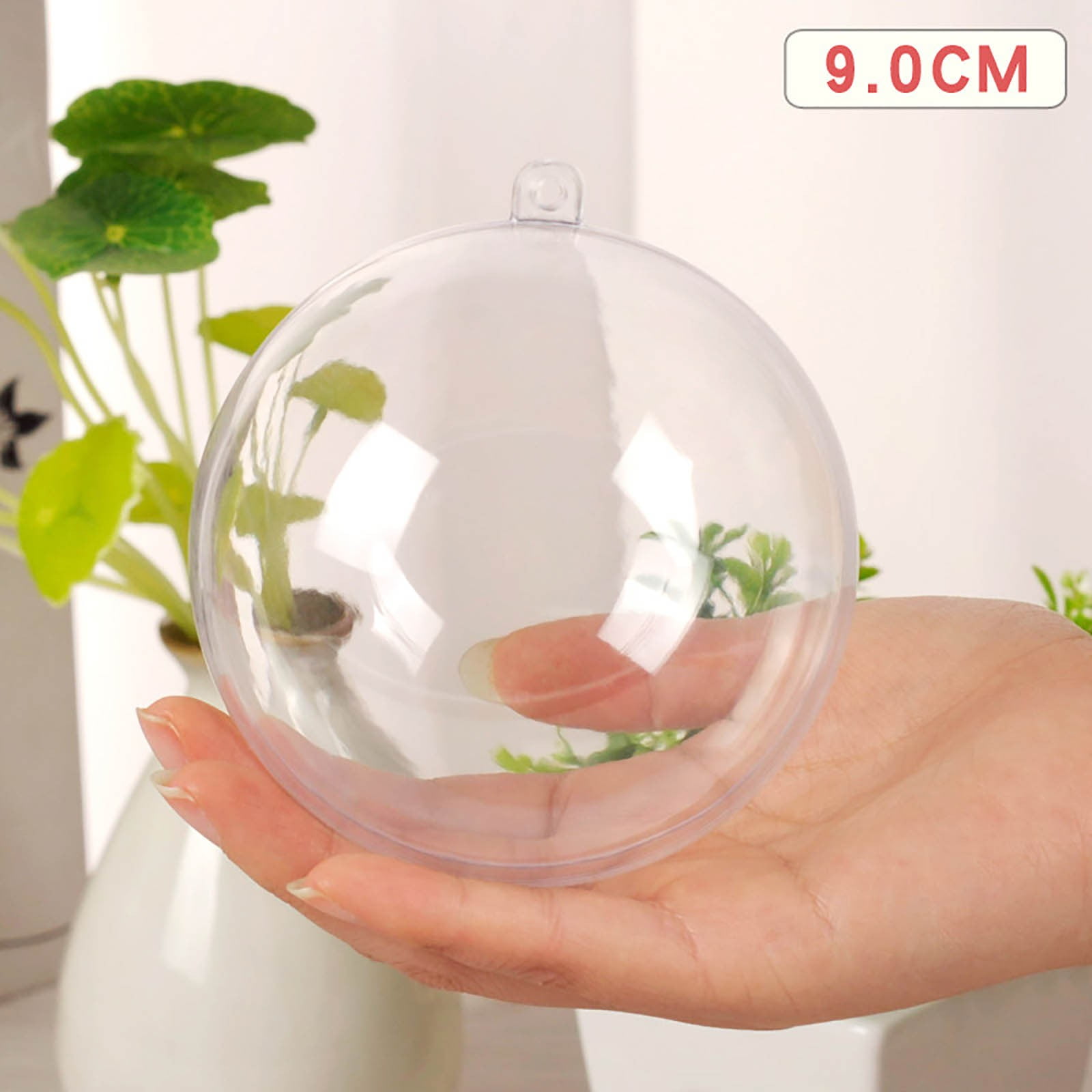 10 Pack Clear Plastic Fillable Ornaments Christmas Ornament For Crafts ... 10 Pack Clear Plastic Fillable Ornaments Christmas Ornament For Crafts ...