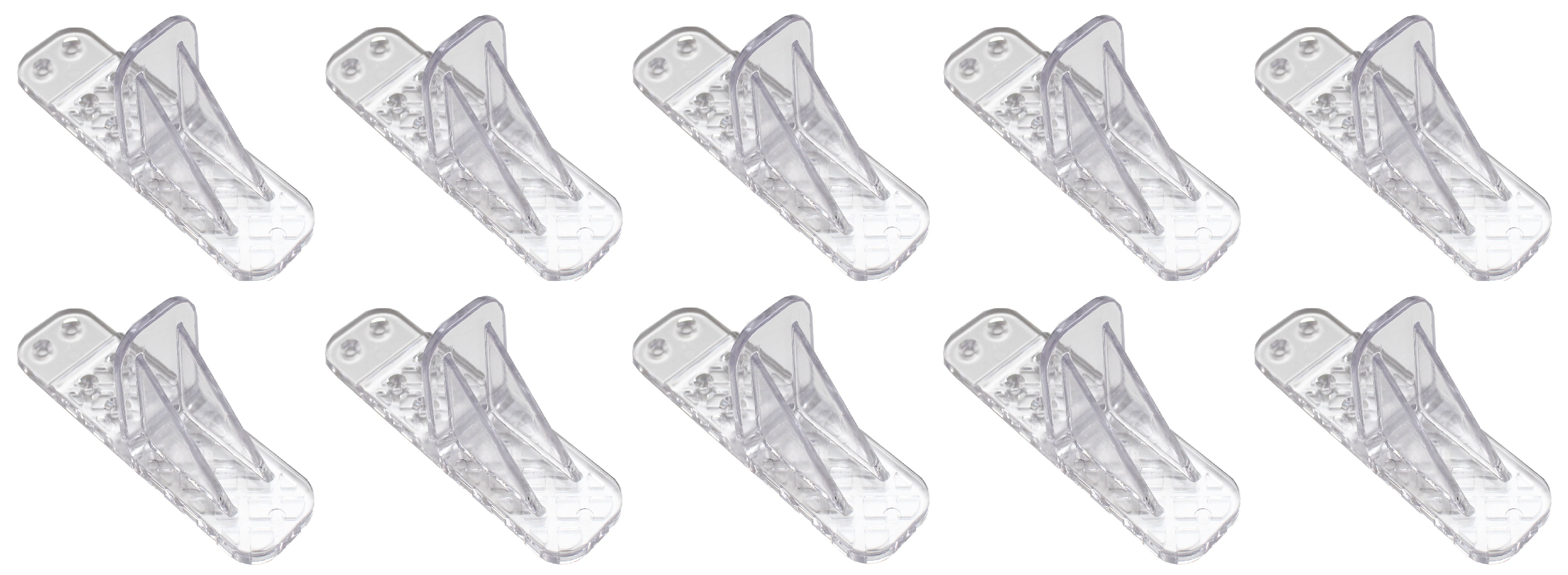 10 Pack Clear Plastic Glacier Mini Snow and Ice Roof Guard - Walmart.com