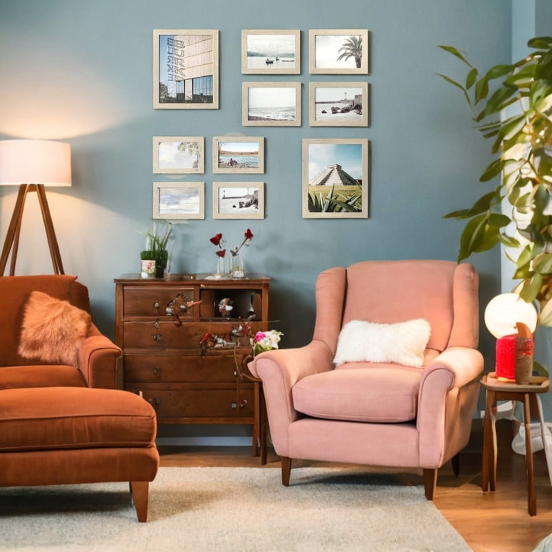 10-Pack Collage Picture Frames, Versatile Set with Two 8x10, Four 5x7 ...