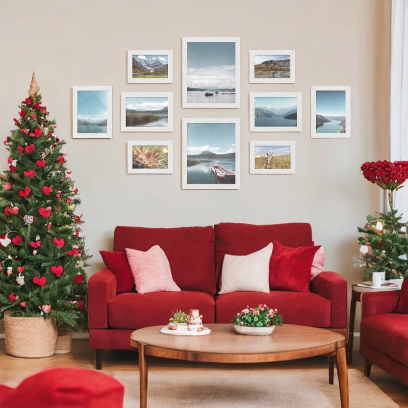 10-Pack Collage Picture Frames, Versatile Set with Two 8x10, Four 5x7 ...