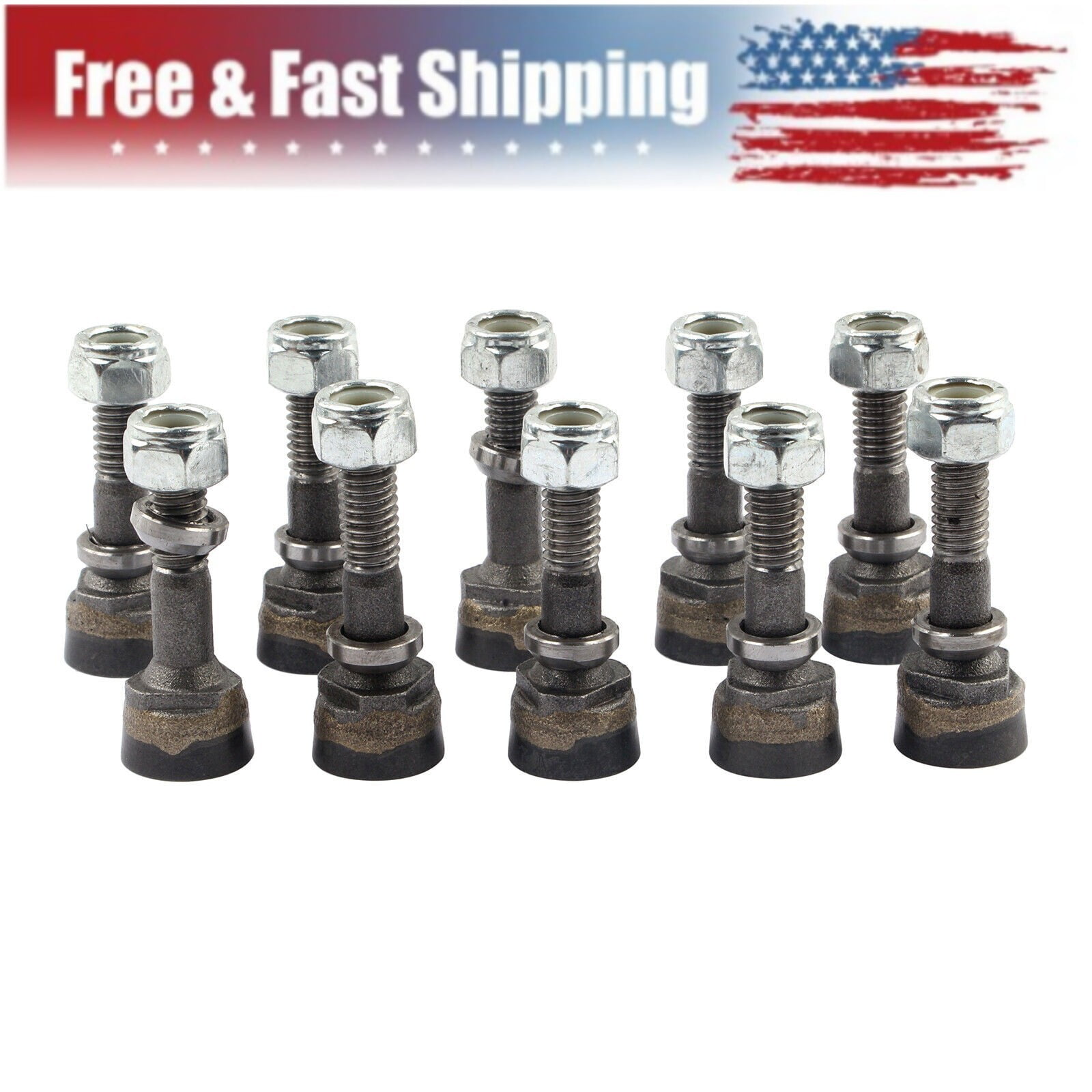 10 Pack Compatible with 500 Series 11/16" Stump Grinder Teeth For Stump ...