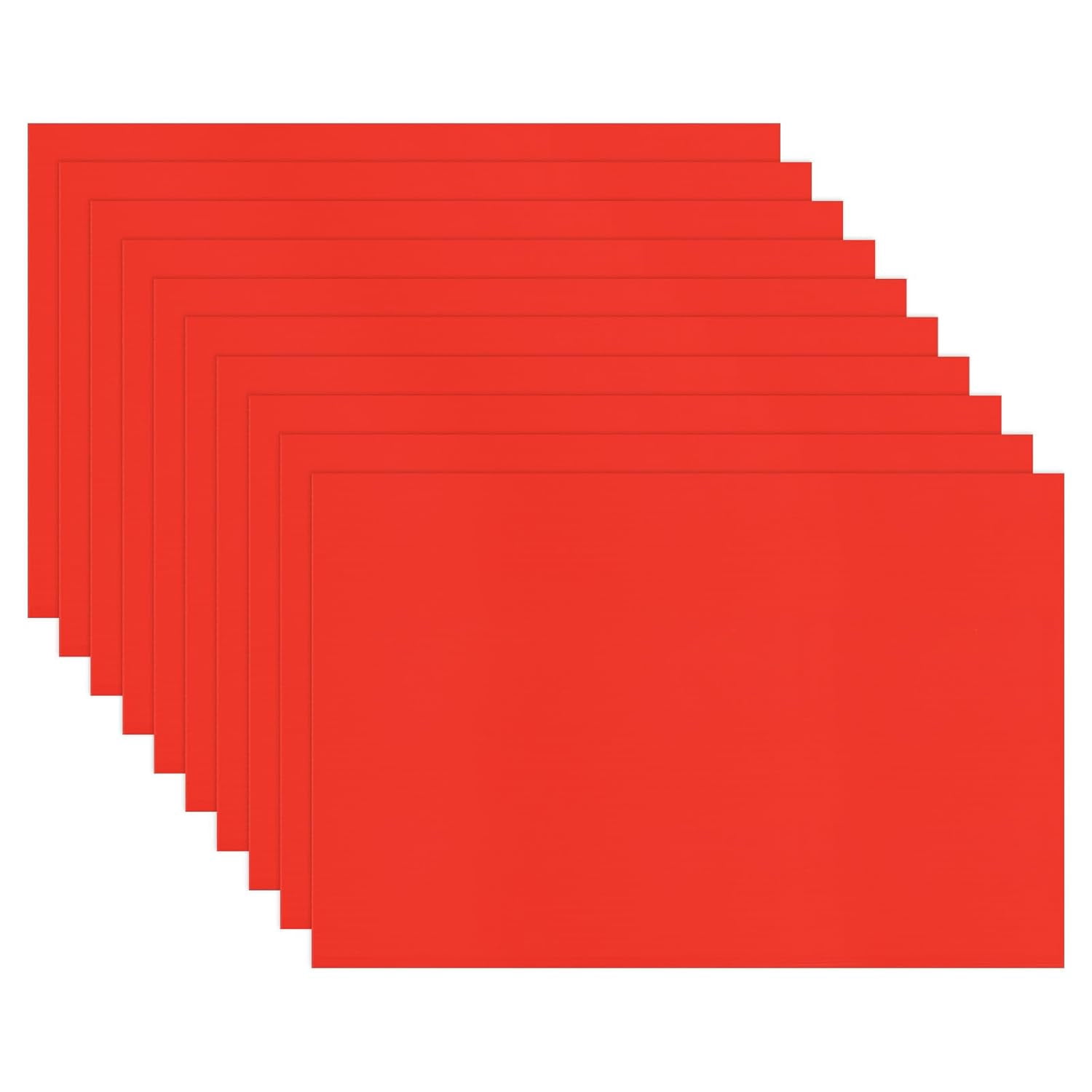10-Pack Corrugated Plastic Sheets, 12 Inch x 16 Waterproof Blank Poster ...