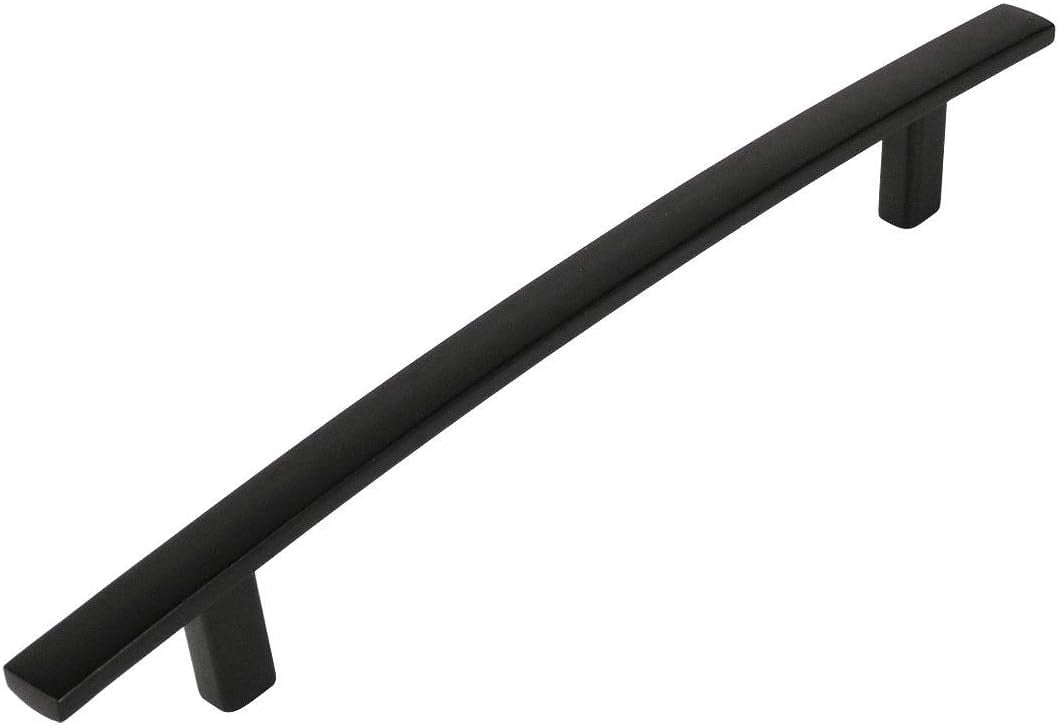 10 Pack - Cosmas 2363-192FB Flat Black Subtle Arch Cabinet Hardware ...