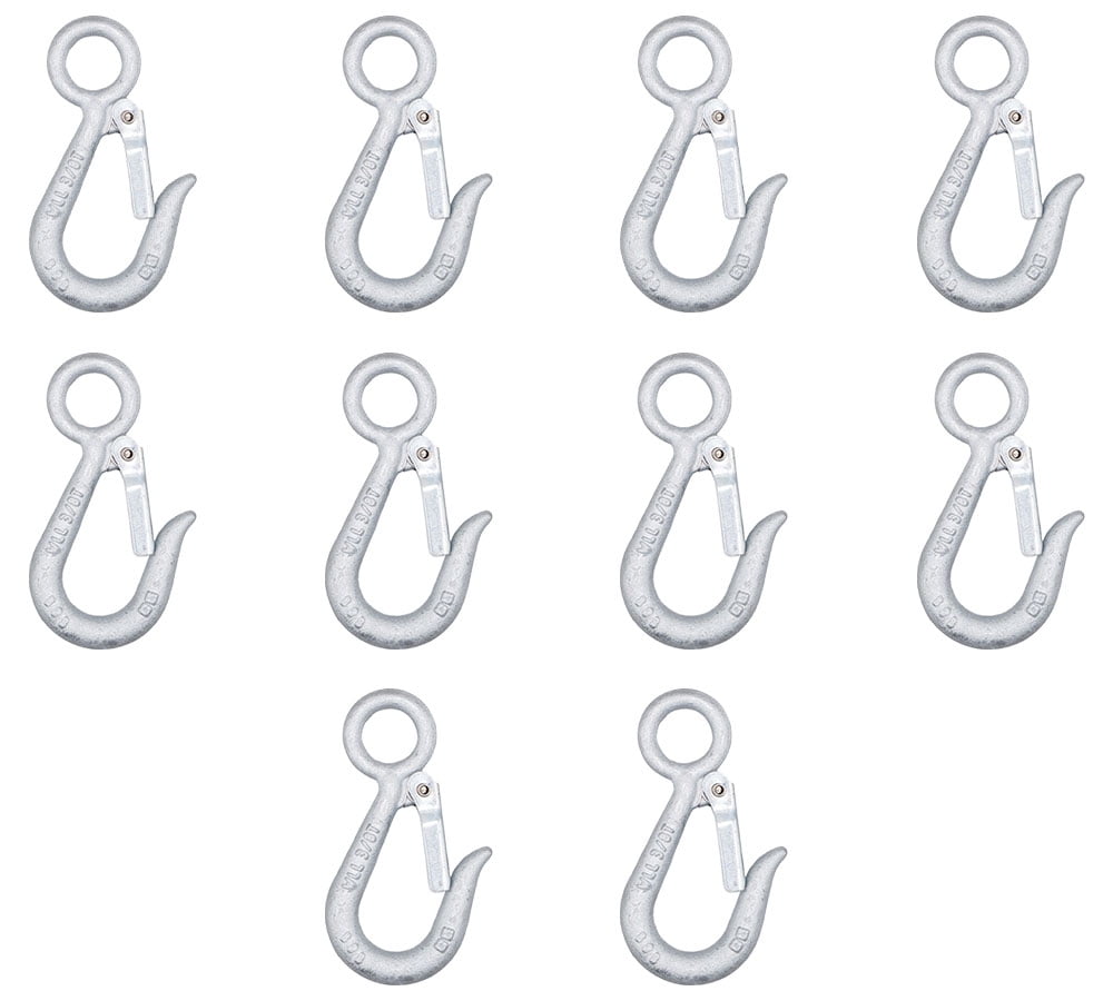 10 Pack Crosby G-3315 9/16" Forged Snap Hook – Galvanized Carbon Steel ...