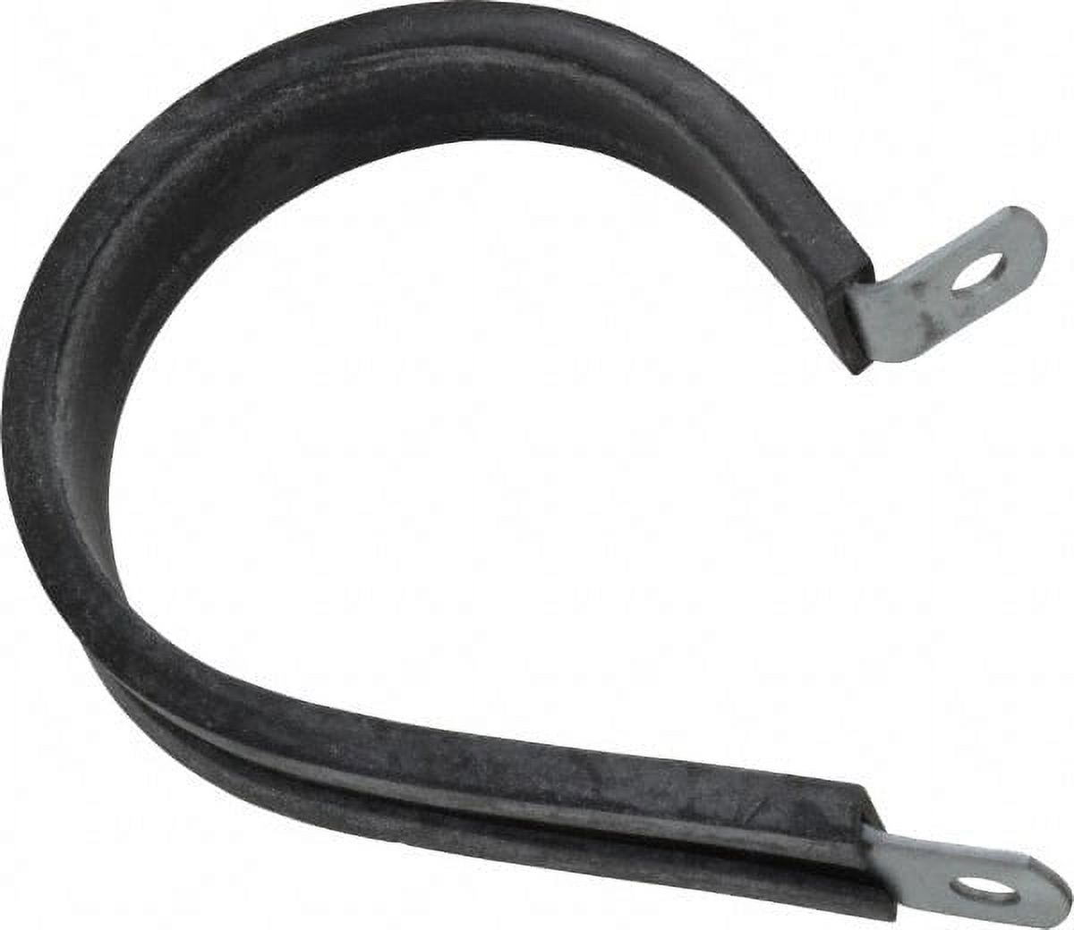 10 Pack Cushion Clamps for 2" Pipe, Galvanized Steel Loop with EPDM ...