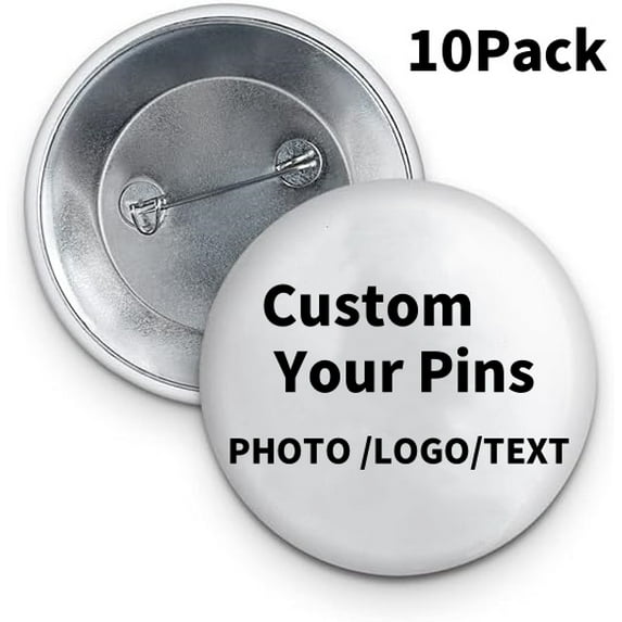 10 Pack Custom Pins,Unleash Your Creativity: Design and Order ...