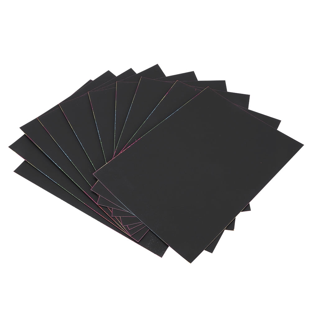 10-Pack DIY Scratch Art Paper Set for Unique Paint & Draw Adventures ...