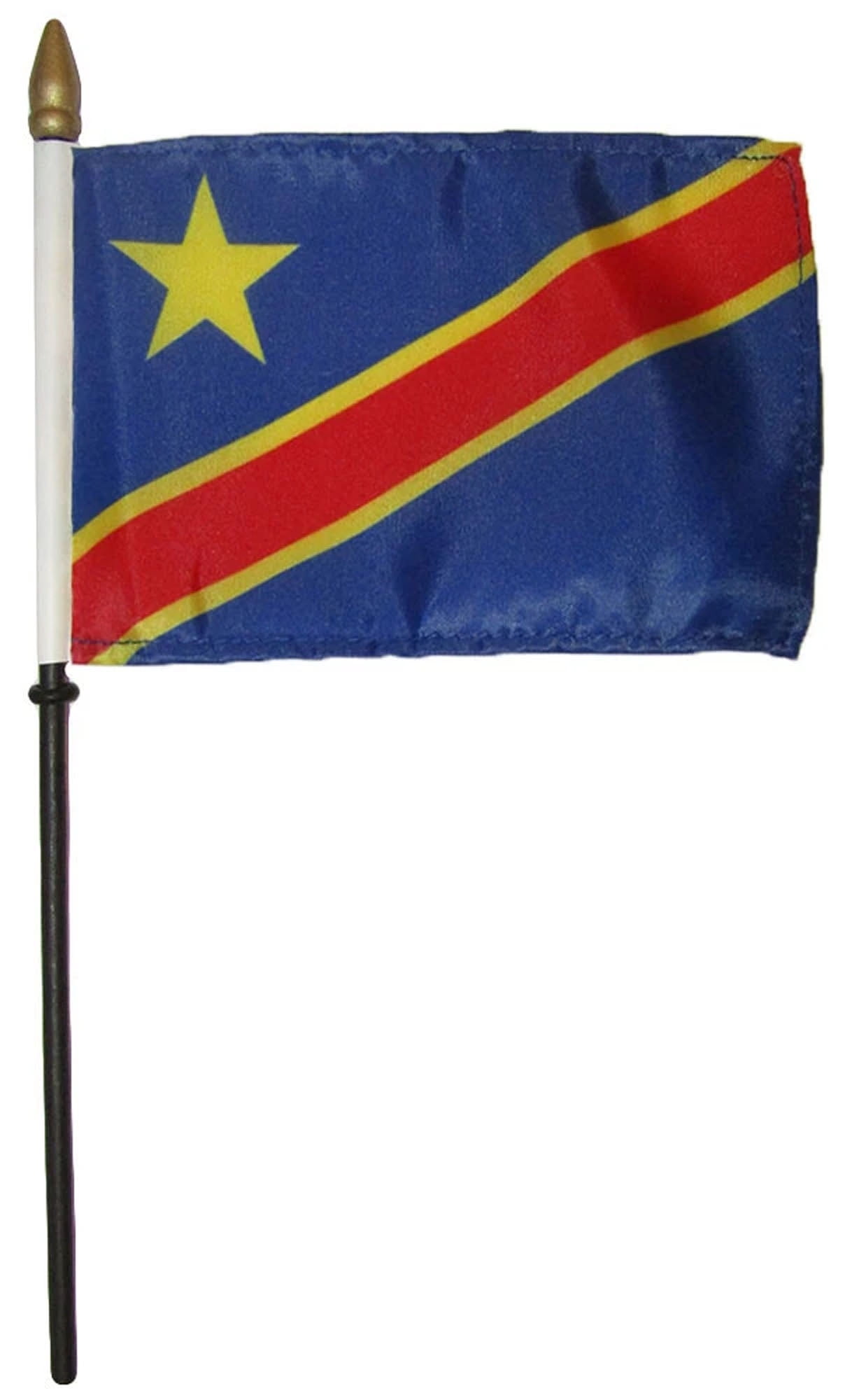 10 Pack Democratic Republic of Congo 4"x6" Flag Desk Table Set Wooden ...