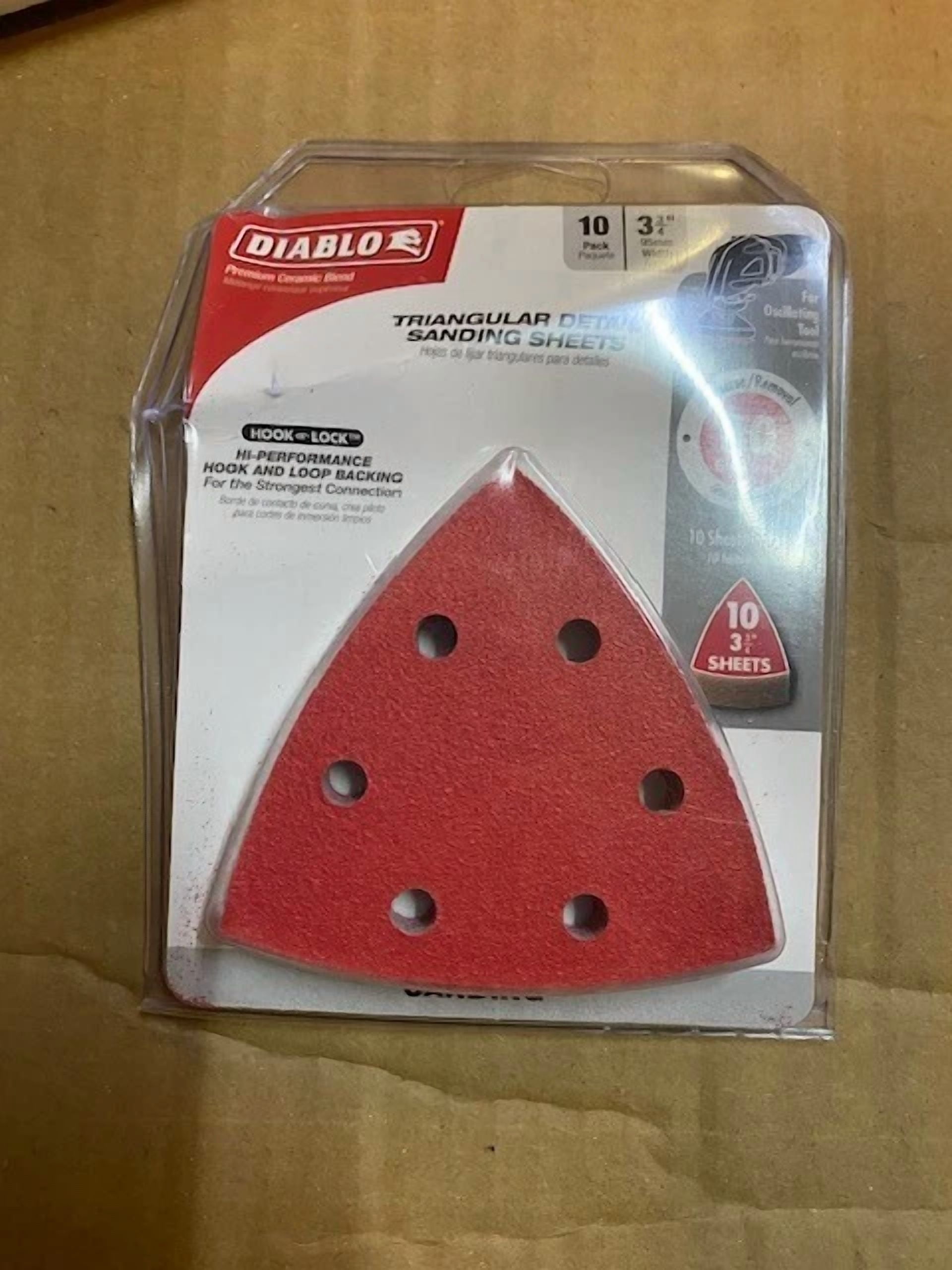 10 Pack - Diablo Genuine Oem Replacement Sanding Sheets # Dct334080H10G ...