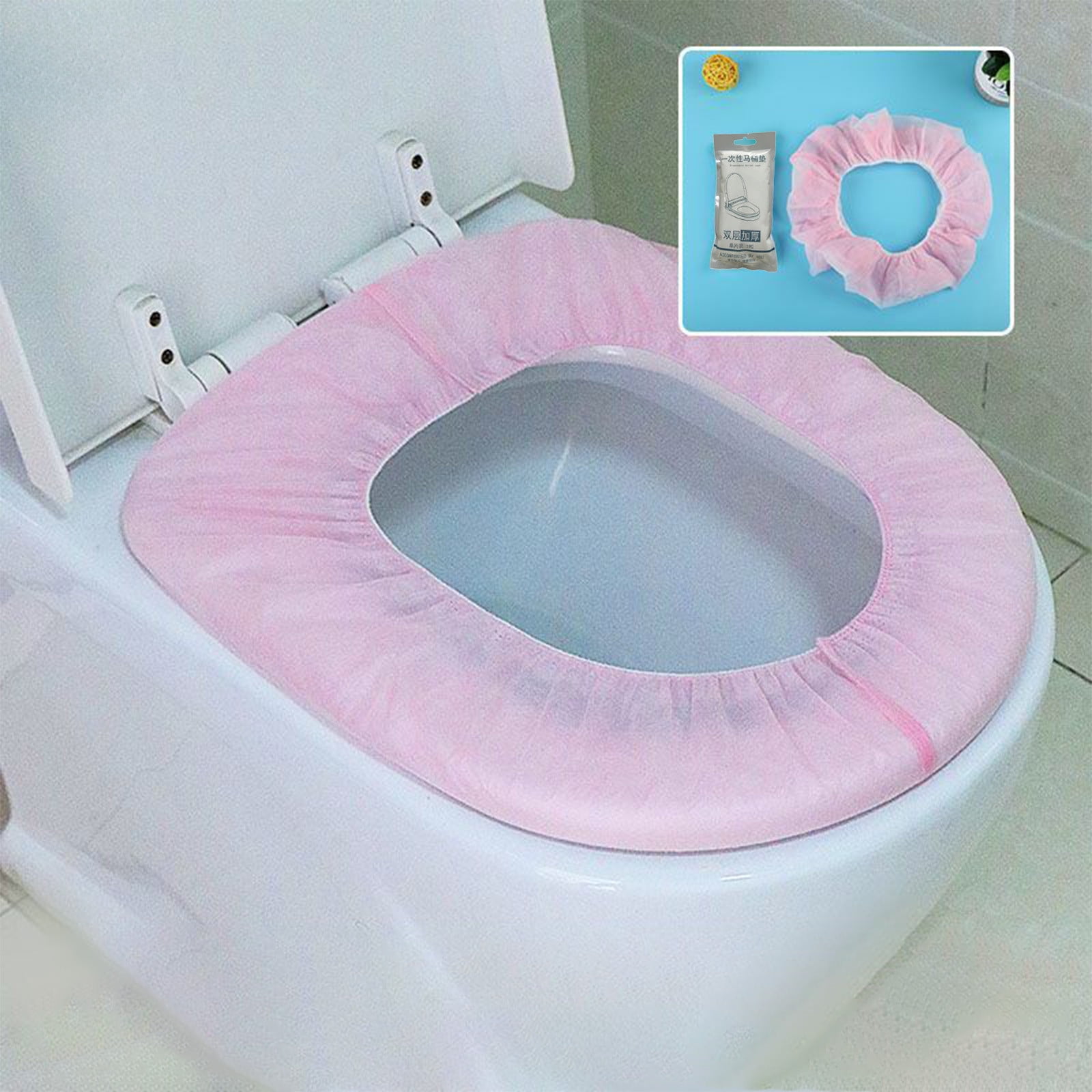 10 Pack Disposable Toilet Seat Covers for Travel Toilet Seat Mat ...