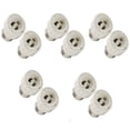 TORCHSTAR 10 Pack E12 to E26/E27 Plug Adaptor Screw-in Bulb Base ...