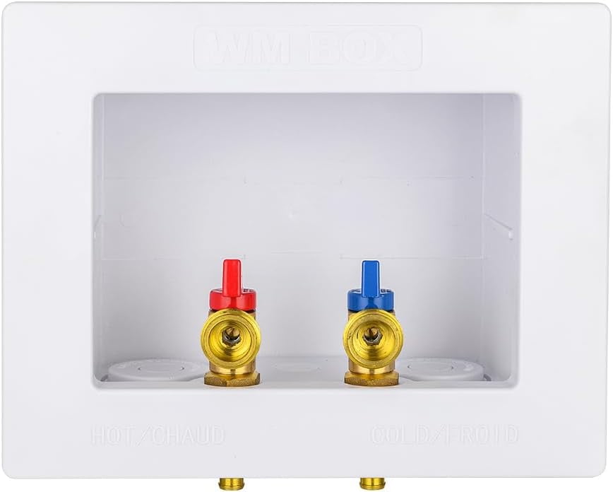 10-Pack EFIELD Double Drain Washing Machine Outlet Box, 1/2 Inch PEX ...