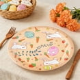 10 Pack Easter Paper Plates Party Supplies Set, Easter Egg Bunny ...