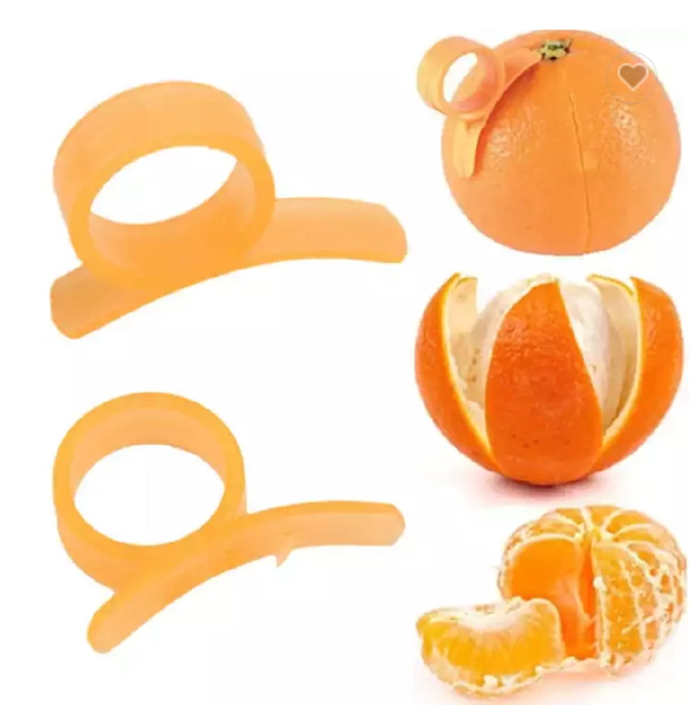 10-Pack Easy-Use Orange Peelers - Citrus Fruit Skin Cutters for Quick ...