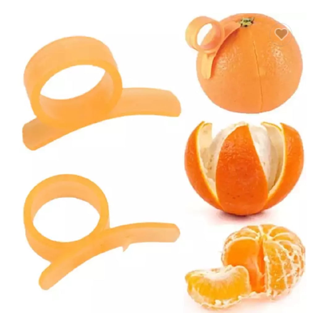 10-Pack Easy-Use Orange Peelers – Citrus Fruit Skin Cutters for Quick ...